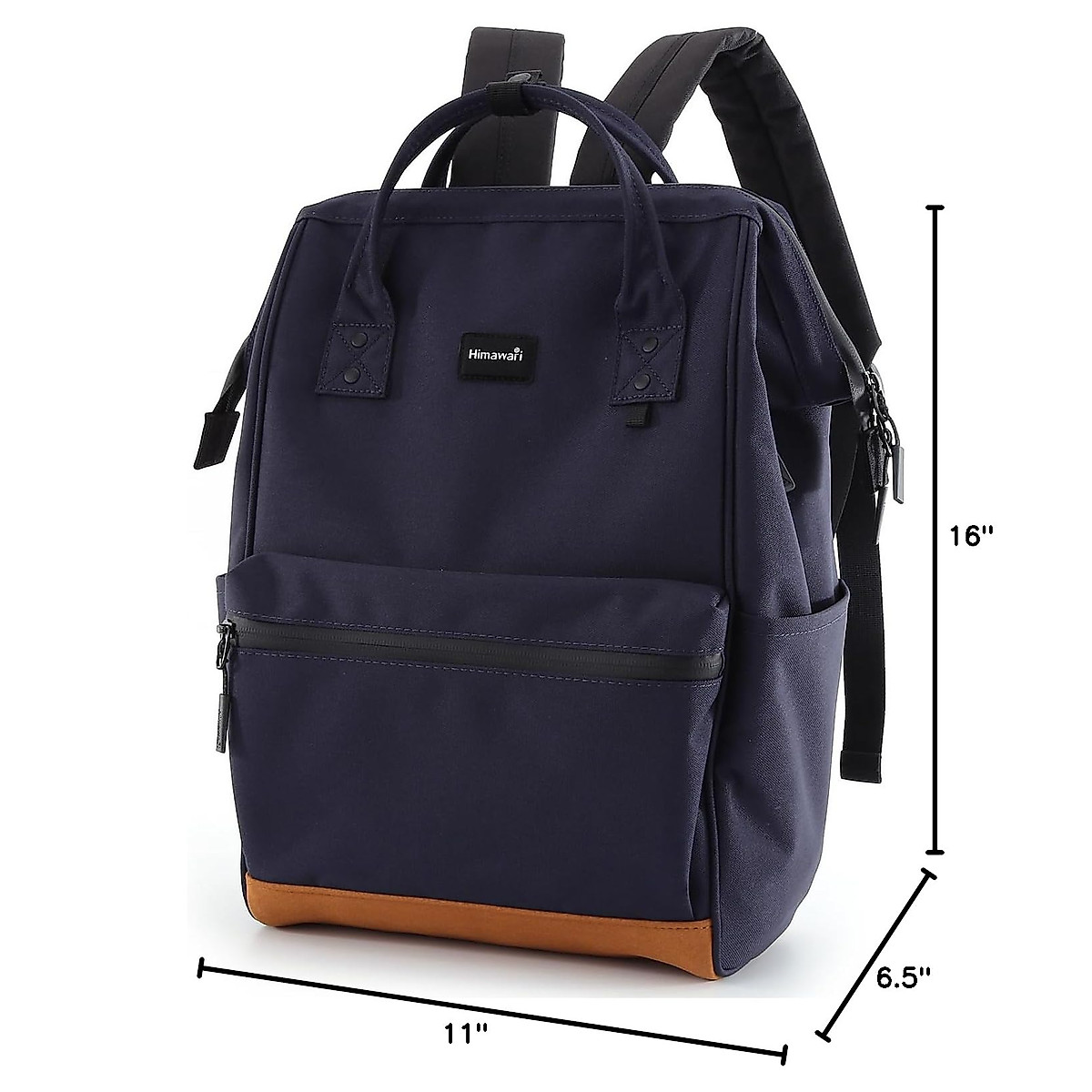 Himawari Travel School Backpack with USB Charging Port 15.6 Inch Doctor Work Bag for Women&Men College Students(XK-04#-USB L)