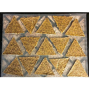 Triangle Chip Silicone Sheet Mold Compatible With Compatible With Samson Compatible With Aroma 6 tray food dehydrators Bright Kitchen Re-Usable Non-Stick Mat