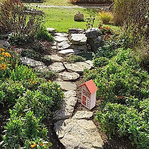 FUNPENY Wooden Insect House, Insect Hotel with Brush for Butterfly, Bees and Ladybugs