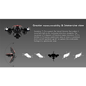 200M Underwater Drone ROV Robot with 4K UHD Action Camera Remote Control Shooting Under Water Camera Unmanned Submarine for Diving Fishing (200m)