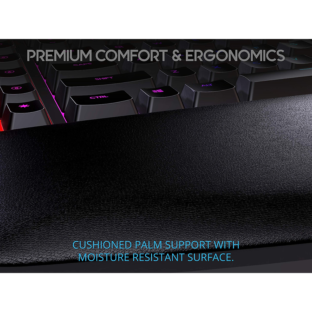 KINESIS GAMING Freestyle Edge RGB Split Mechanical USB Keyboard (MX Brown)