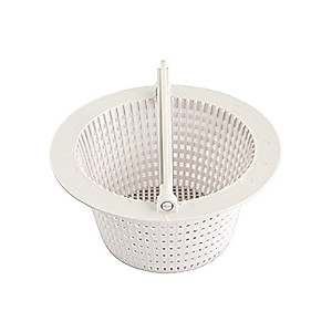 FibroPool Swimming Pool Skimmer Basket with Handle (2 Pack) Replacement Strainer for Leaves and Debris - Compatible with Above Ground Pools