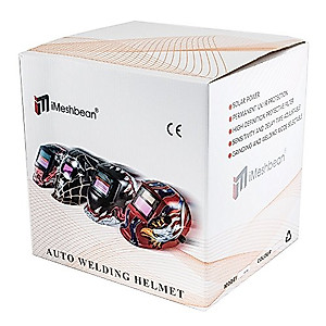 Solar Power Auto Darkening Welding Helmet with Wide Shade Range 4/5-9/9-13 with Grinding Feature & 2 Extra Lens Covers for ARC MAG MIG MMA Stick TIG Plasma Cutting (Model-44)