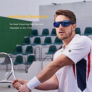 OhO Camera Glasses,4K Pro 24M Resolution H.265 Smart Glasses with Built-in 32GB Memory,UV400 Sunglasses for Outdoor Sport