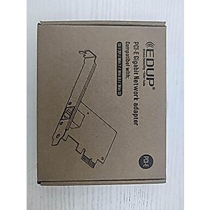 EDUP Gigabit Ethernet PCI Express PCI-E Network Card 10/100/1000Mbps RJ45 LAN Adapter Converter for Desktop PC