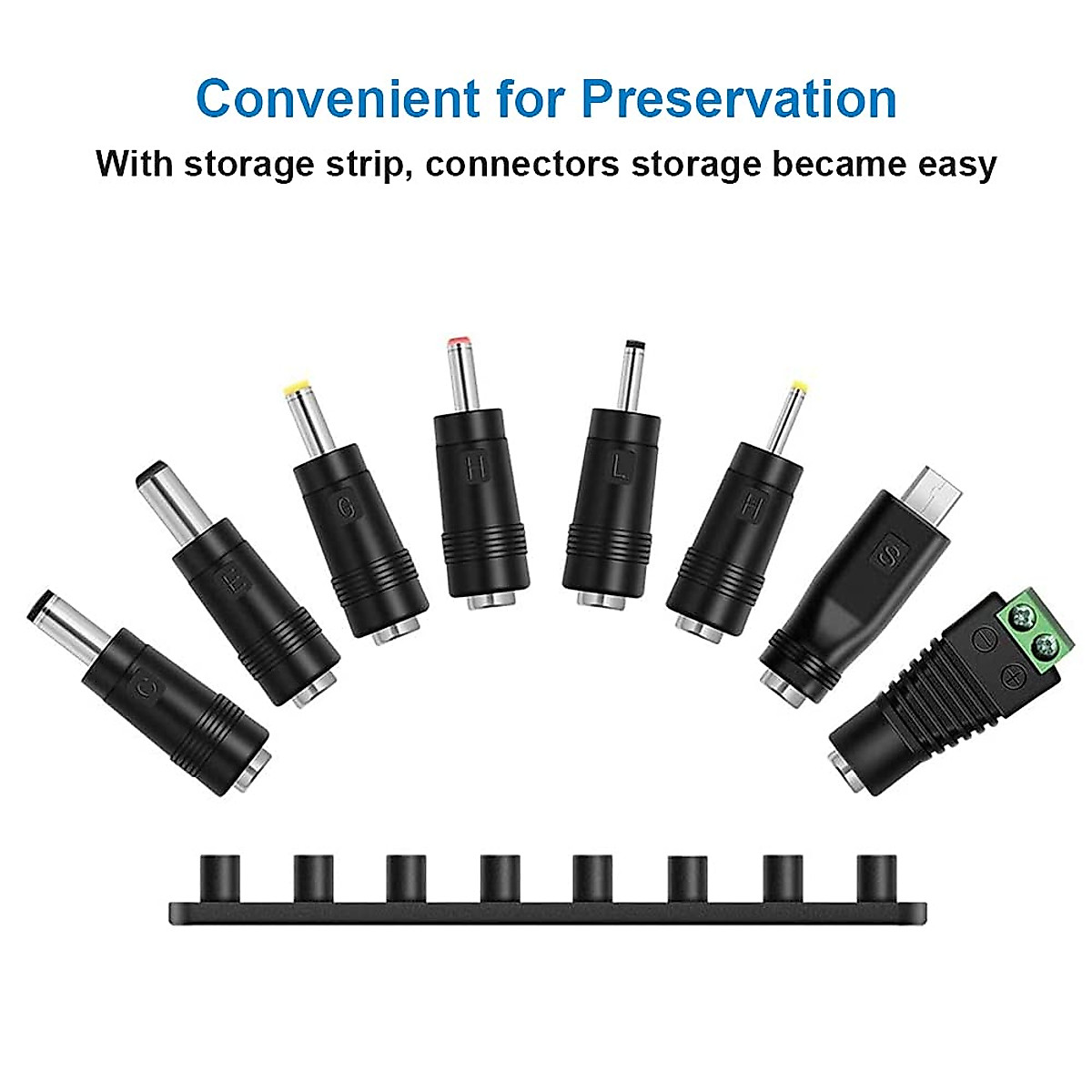 ZOZO 30W Universal AC Adapter with USB Port and 8 Tips, Adjustable Voltage 3V 4.5V 5V 6V 7.5V 9V 12V DC Power Supply for Household Electronics LED Strip Lights Phone Tablet Webcams Speakers USB Hubs