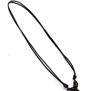 3 Pcs Handmade Adjustable Love Peace Sign Hippie Pendant Necklace Peace Symbol Necklace Vintage Rope Chain Resin Weave Jewelry