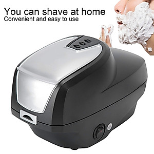 Professional Hot Lather Machine for Shaving Professional Lather Maker for Face Shaving,Hair Salon Electric Shaving Foaming Machine Household Face Grooming Foaming Machine 110-240V(US)