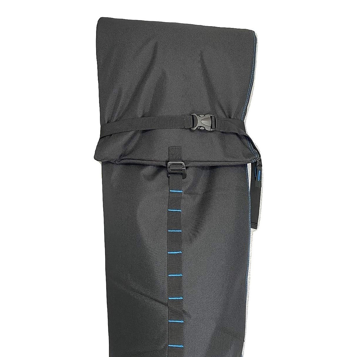 Element Equipment Padded Ski Bag Adjustable One Size Fits All Travel Ski Bag Black/Red