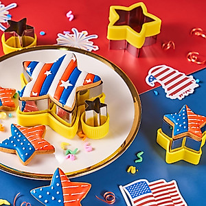 ETERSION Star Cookie Cutter 5 Pieces 5 Sizes 1" to 4"