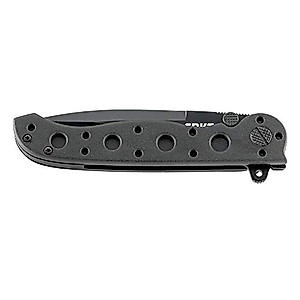 COLUMBIA RIVER KNIFE & TOOL CRKT M16-01KZ EDC Folding Pocket Knife: Everyday Carry, Black Blade, Automated Liner Safety, Nylon Handle, Pocket Clip