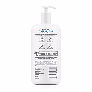 Cetaphil Body Wash, NEW Flare-Up Relief Body Wash with Colloidal Oatmeal to Help Soothe and Condition Ultra-Dry, Stressed, Sensitive Skin, 20 oz
