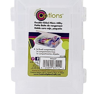 Creative Options 341486 Home Storage Organizer, One Size, Clear