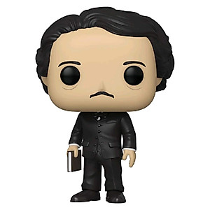 Funko Pop! Icons Edgar Allan Poe with Book 2019 NYCC Shared Sticker Exclusive