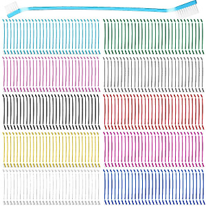300 Pcs Pet Toothbrush Bulk Dog Double Sided Brushes Puppy Tooth Brushing Kit Soft Bristles Long Handle Dog Tooth Brush for Small Dog Cat Puppy Teeth Cleaning Oral Dental Care Supplies (10 Colors)