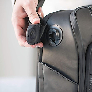 NOMATIC Messenger Bag - Formal Laptop Computer Bag and Briefcase - Crossbody Bag/Shoulder Bag and RFID Safe Travel Bag - 15-Inch Laptop Bag and Work Bag (Black)