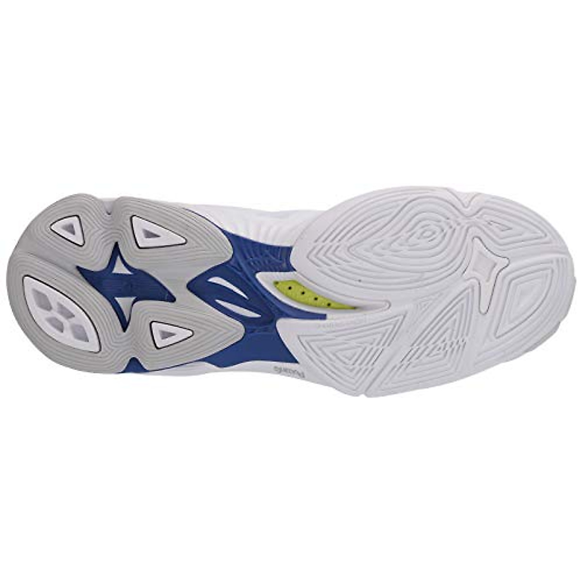 Mizuno Wave Lightning Z6 Mens Volleyball Shoe, White-Navy, 11