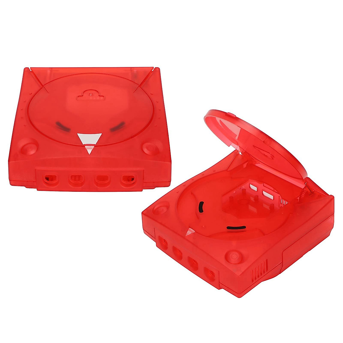 Housing Shell, Impact Resistant Translucent red Replacement Translucent case ABS for SEGA Dreamcast DC for Friends
