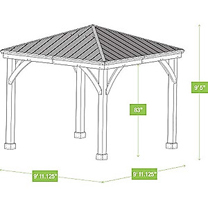 Yardistry 10' x 10' Meridian Gazebo