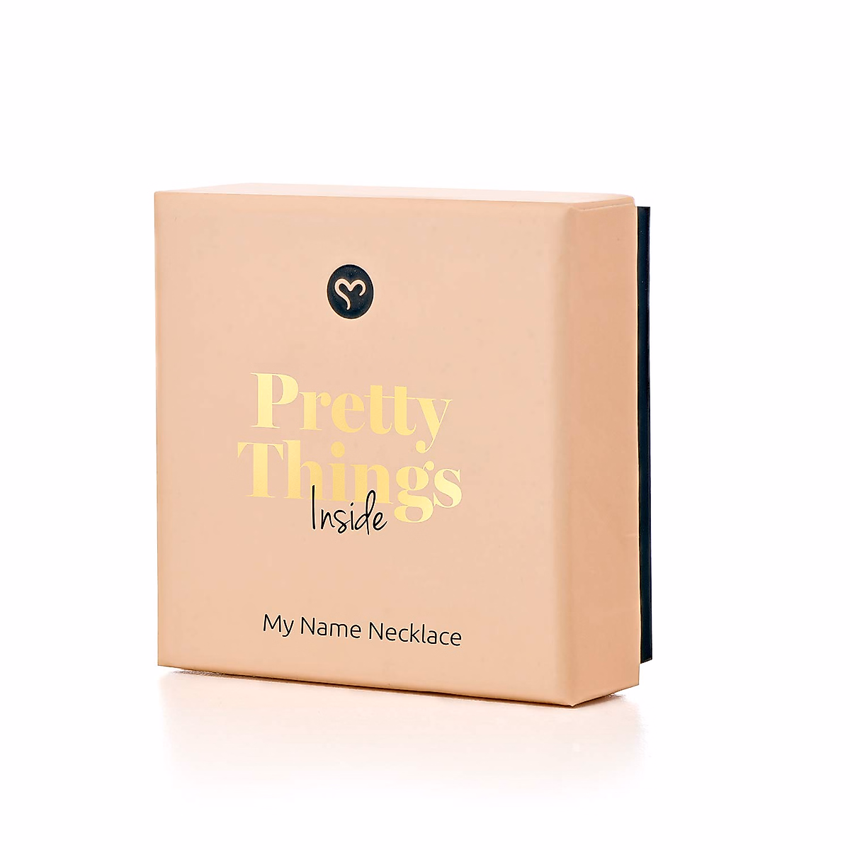 MYKA - Personalized Hebrew Name Necklace in Sterling Silver 925, Gold & Rose Gold Plated, 14K Yellow Gold - Custom Jewelry Nameplate Gift with Jewish Letters For Her, Him, Men, Women For Christmas,