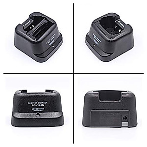 BC-144N Charger Compatible for ICOM Radio IC- A6 IC-A24 IC-F3GT IC-F4GT IC-F30GT IC-F40GT IC-F11 IC-F21 IC- V8 IC-V82 IC-U82 BP-209N BP-210N BP-222N