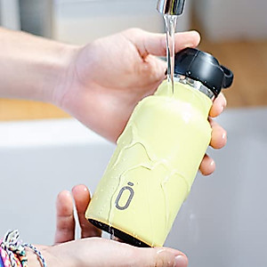 Runbott SPORT 35 Ceramic Thermos Bottle - BPA Free Thermal Steel with Ceramic Internal Coating (White)