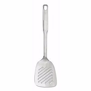 Norpro Slotted Stainless Steel Turner, 13.5-Inch, 13.5in/34cm, Silver