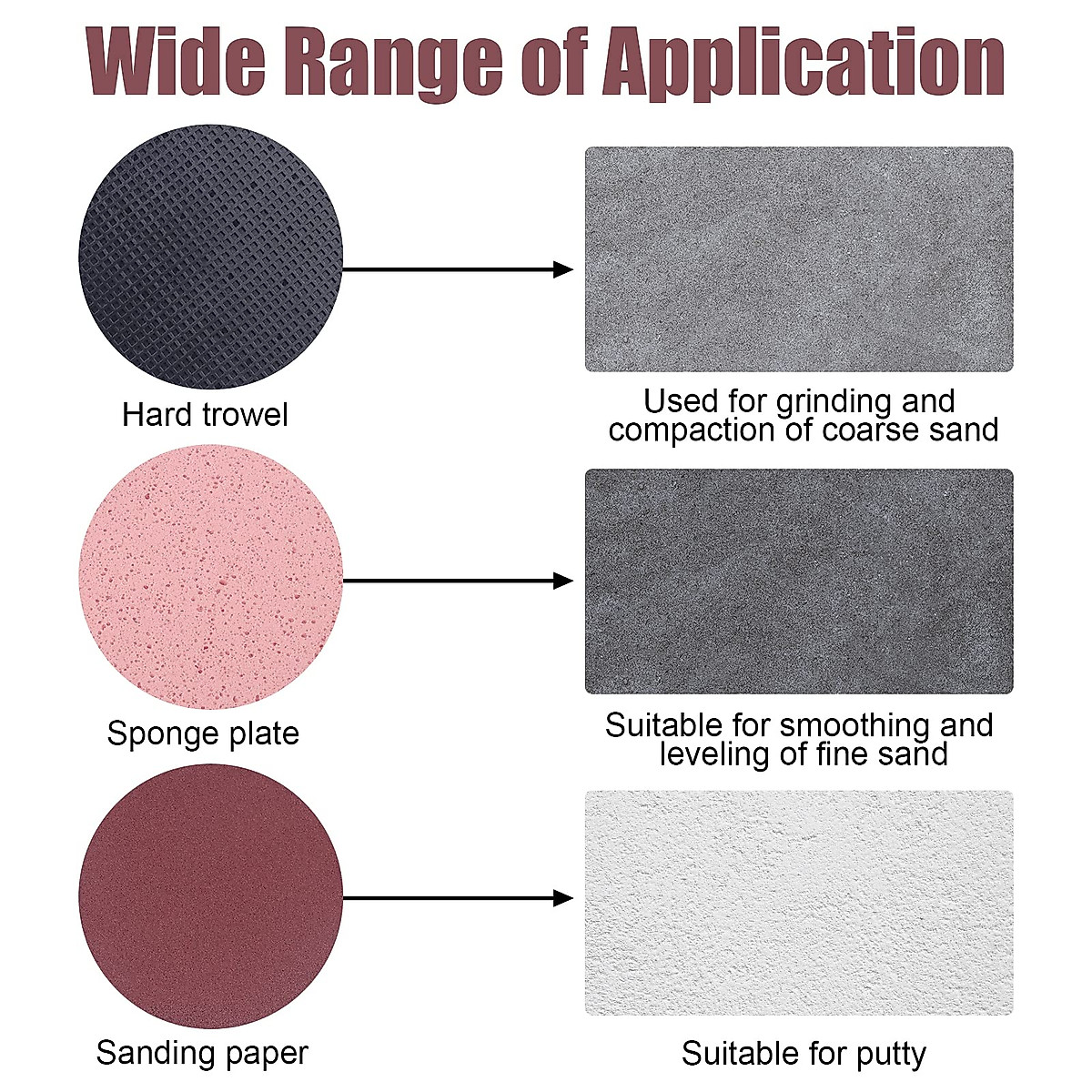 Electric Concrete Trowel Machine Wall Smoothing Polishing Machine with Extension Rod 110V Multi-function Sander Grinder Wall Plasterer Copper Motor 850W