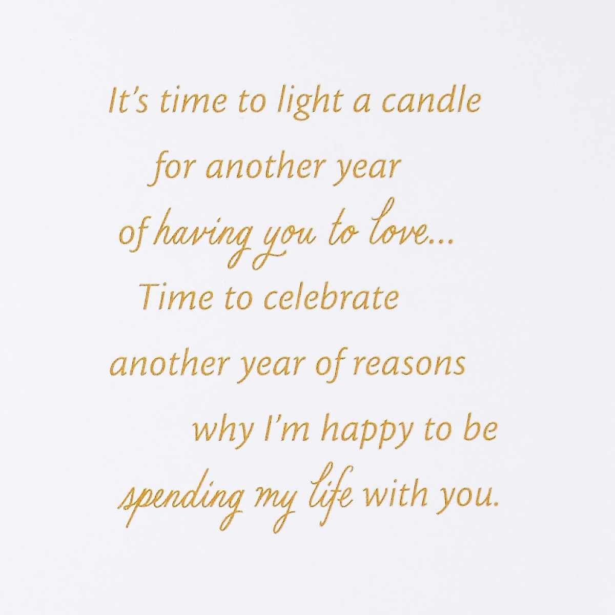 Hallmark Birthday Card for Husband, Wife, Boyfriend, Girlfriend (My Love)