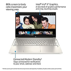 2022 HP Pavilion 15.6" FHD Touchscreen Laptop 11th Gen Intel Core i7-1165G7 24GB DDR4 1TB NVMe SSD Iris Xe Graphics HDMI USB-C WiFi-6 Bluetooth Backlit Keyboard Windows 11 Home w/ RATZK 32GB USB