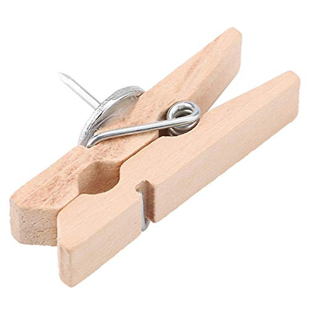 Mini Natural Wooden Clothespins, Clothes Pins Wood for Hanging Clothes Photo Paper Peg Pin Craft Clips Wooden Clothespins for Crafts and Hanging Clothes
