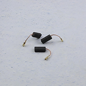 Micro Traders 4 Pairs of Angle Grinder Carbon Brushes 5x8x17mm 1607014116 Compatible with Bosch PWS7-115 GWS9-125 S4B GWS500 GWS650 PWS500 PWS550 Power Tool Replacement Accessories