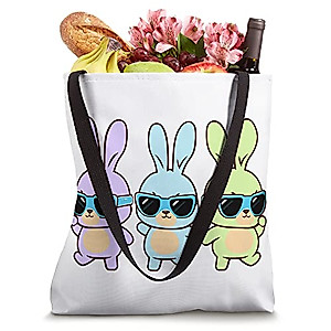 Cute Easter Bunnies Dancing Easter Day 2023 Boys Girls Men Tote Bag
