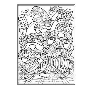 Creative Haven Gnome Sweet Gnome Coloring Book (Adult Coloring Books: Fantasy)