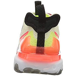 NIKE Women's Race Running Shoe, Pale Ivory Black Volt Laser Crimson, 6 us