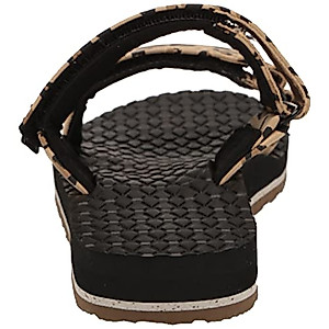 Volcom Women's ECO Recliner Slide Sandal, Leopard, 9