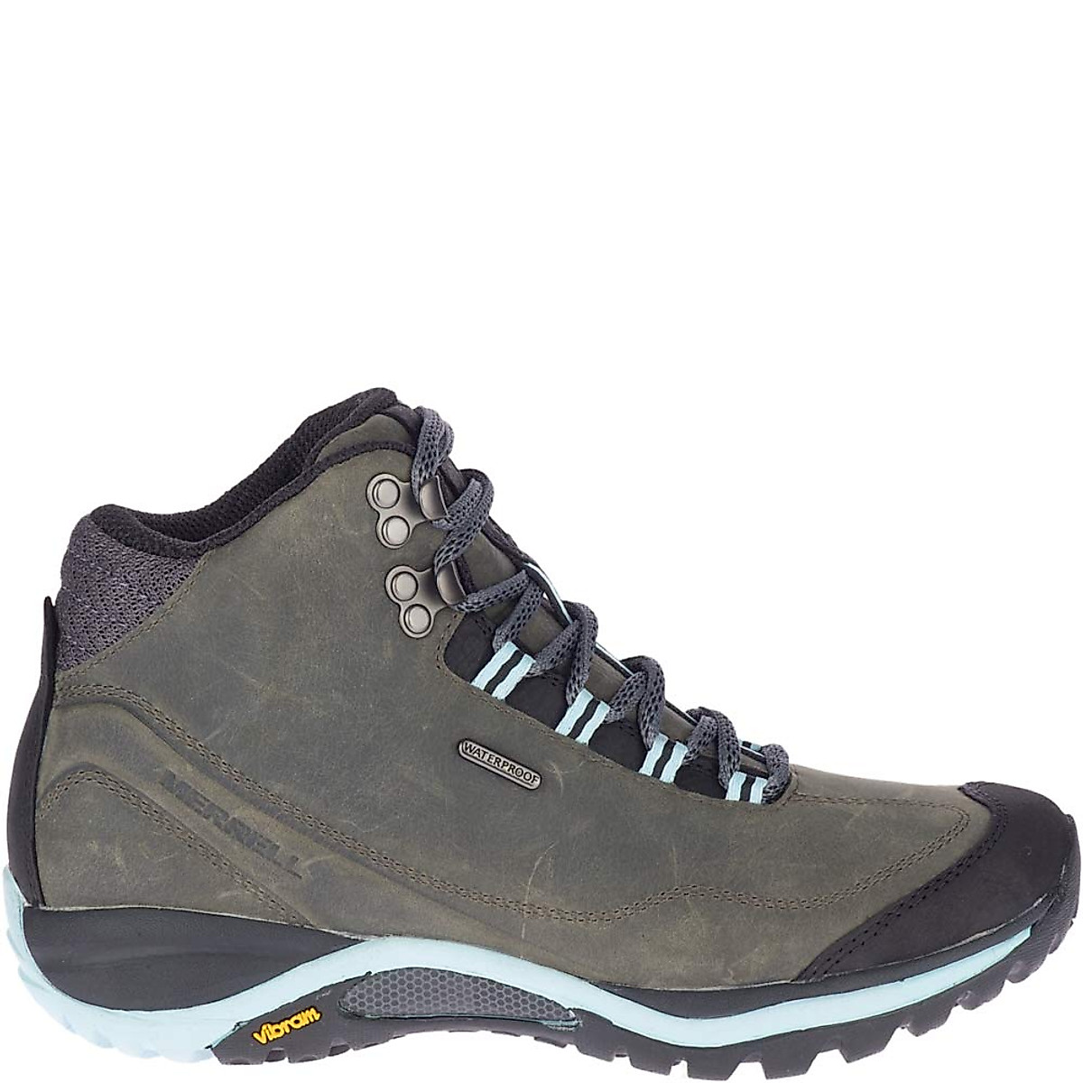 Merrell Women's Siren Traveller 3 MID Waterproof Hiking Boot, PALOMA/Canal, 8.5