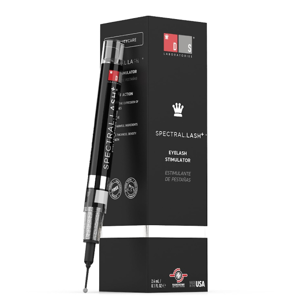 DS Laboratories Spectral.LASH Eyelash Growth Serum - Lash Serum for Eyelash Growth and Thickness, Eye Lash Growth Serum, Eyelash Conditioner, Eyelash Serum to Grow Lashes, Safe for Eyelash Extensions