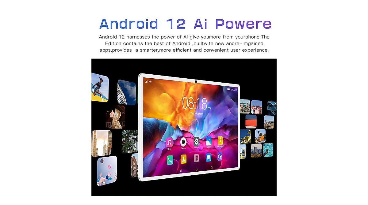 5G Tablet - High Performance 10.1" Silver Display