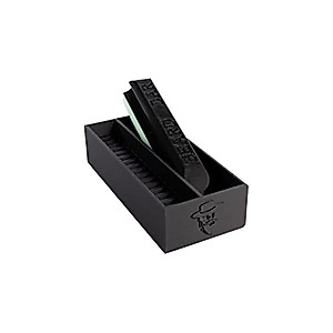 Mat's Beard Bar® & Holder Set - 1 Original sized Beard Bar and 1 Beard Bar® Holder - Clean Up Beard Trimmings from Sinks and Countertops After Shaving - Best Gifts For Men - Made in USA