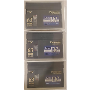 3 Mini DV MiniDV Video Tape Cassettes for Canon HV20