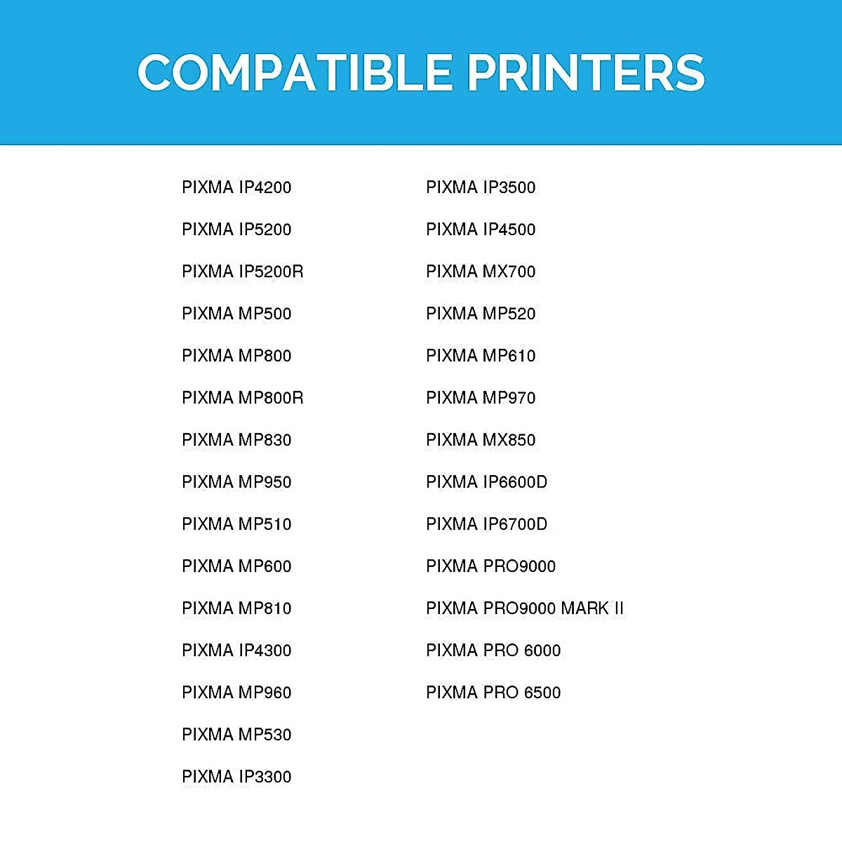 LD Compatible Ink Cartridge Replacement for Canon CLI8BK 0620B002 (Black, 4-Pack)