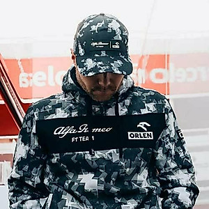 Alfa Romeo Racing F1 Camo Hat, Grey, One Size