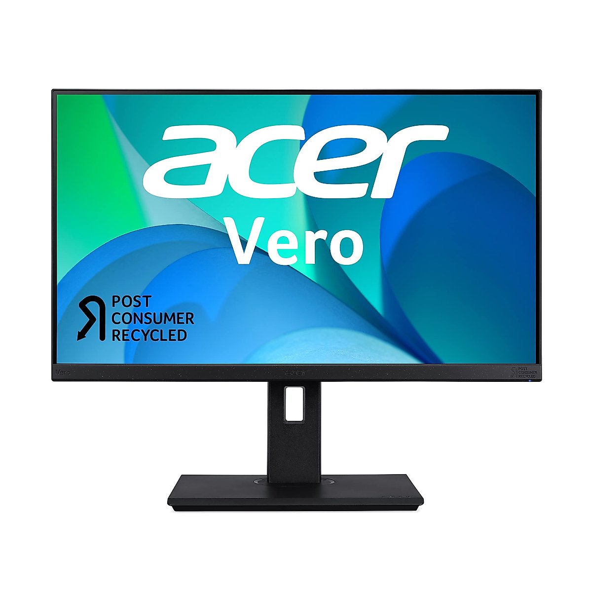 Acer Vero BR247Y bmiprx 23.8” FHD IPS Zero-Frame Monitor with Adaptive-Sync | 75Hz Refresh Rate | 4ms | EPEAT Silver | Made with Post-Consumer Recycled (PCR) Material (Display Port, HDMI 1.4 & VGA)