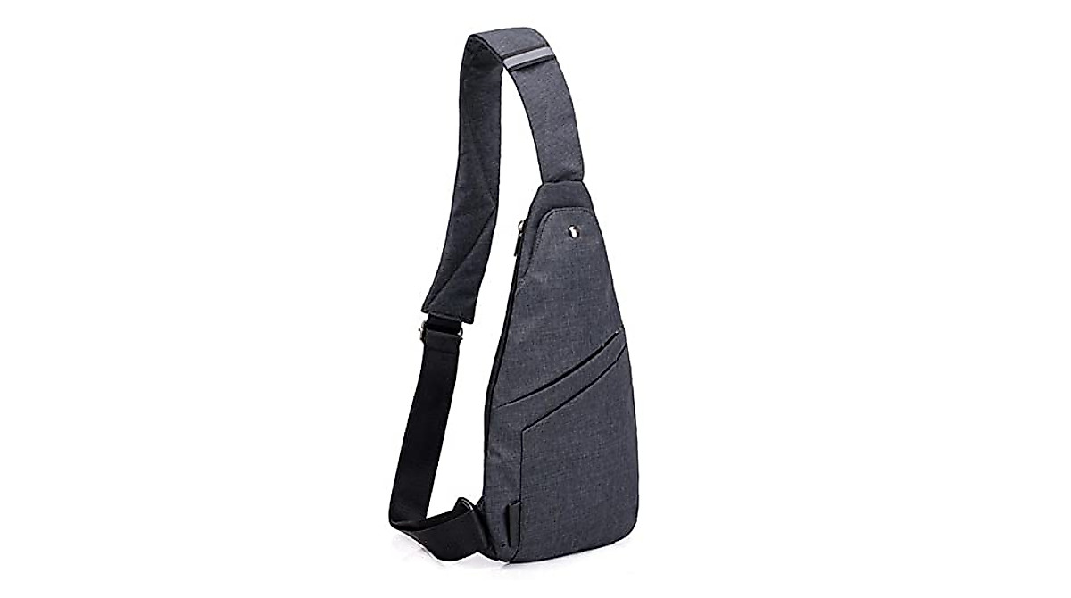Ultra Thin Slim Sling Bag - Water Resistant Crossbody