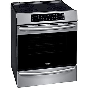 Frigidaire FGIH3047VF 30" Gallery Series Induction Range with Air Fry 4 Elements 5.4 cu. ft. Oven Capacity Self Clean with Steam Clean Option Star K ADA Compliant in Stainless Steel