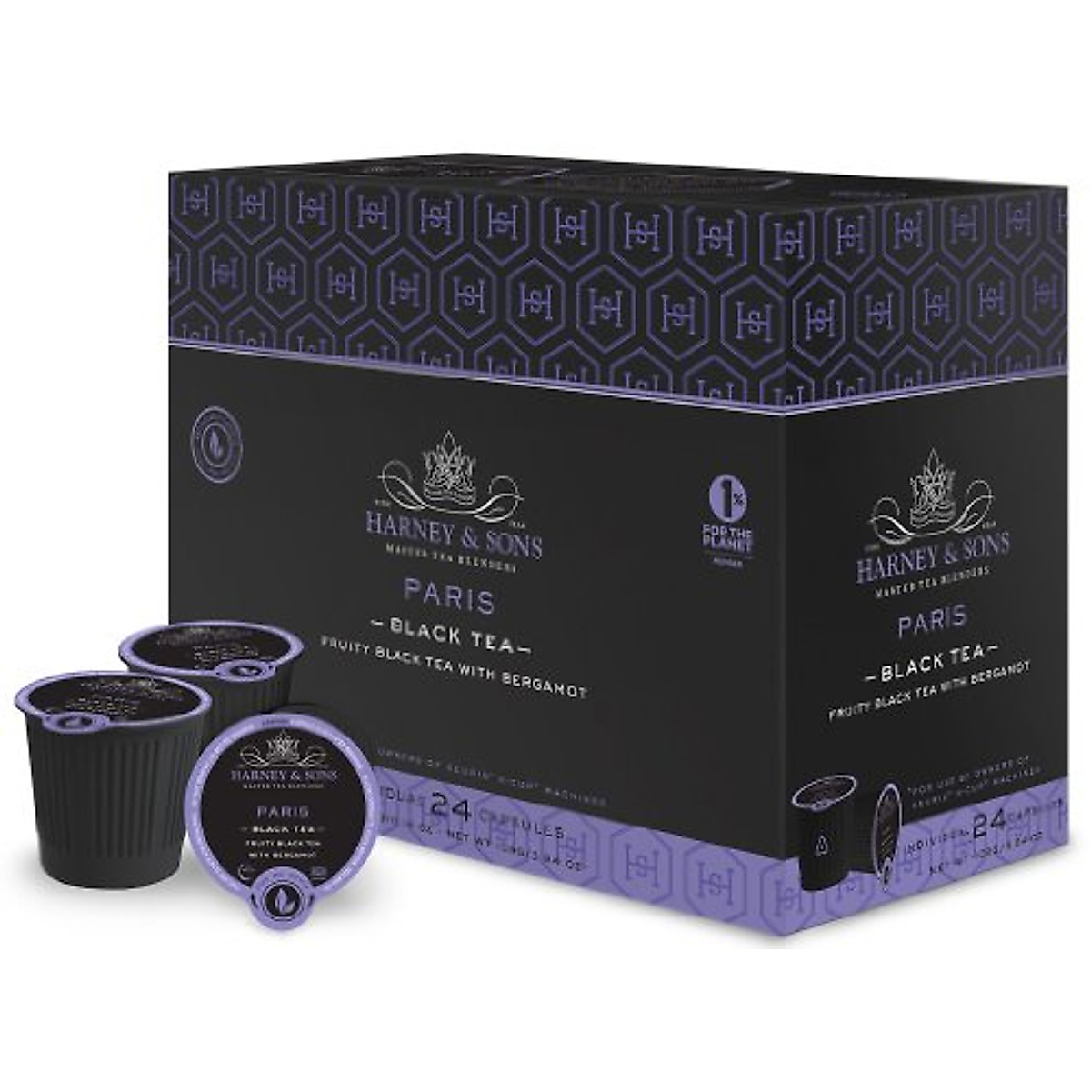 Harney and Sons Paris Black Tea Capsules, 24 Count