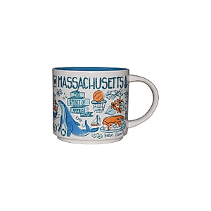 Starbucks Been There Series Massachusetts Ceramic Mug, 14 Oz