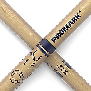 ProMark Drum Sticks - Sean Vega TS8 System Blue Tenor Drumsticks - Drum Sticks Set - Nylon Tip - Hickory Drumsticks - Consistent Weight and Pitch - 1 Pair