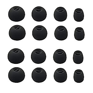 Replacement Ear Tips for Sennheiser Earbuds Tips Replacement Silicone for Sennheiser Momentum IE CX IE300 Extra Small Ear Tips, Black